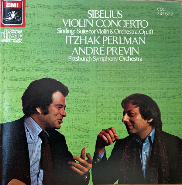 ・アーティスト Itzhak Perlman, Pittsburgh Symphony Orchestra, Andre Previn ・タイトル Violin Concerto / Suite For Violin & Orchestra...