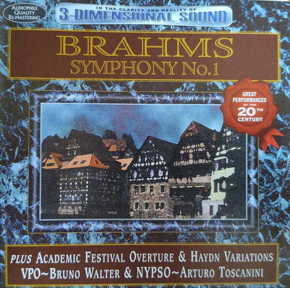 ・アーティスト Vienna Philharmonic Orchestra, Bruno Walter, Arturo Toscanini ・タイトル Symphony No. 1, Academic Festival Overture ,...