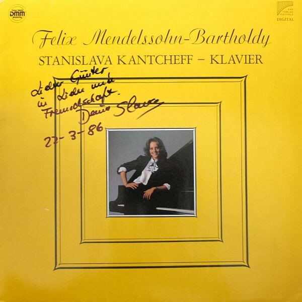・アーティスト Felix Mendelssohn-Bartholdy - Slava Kantcheff ・タイトル Felix Mendelssohn-Bartholdy ・レーベル・型番 PAN Verlag Vleugels PAN...