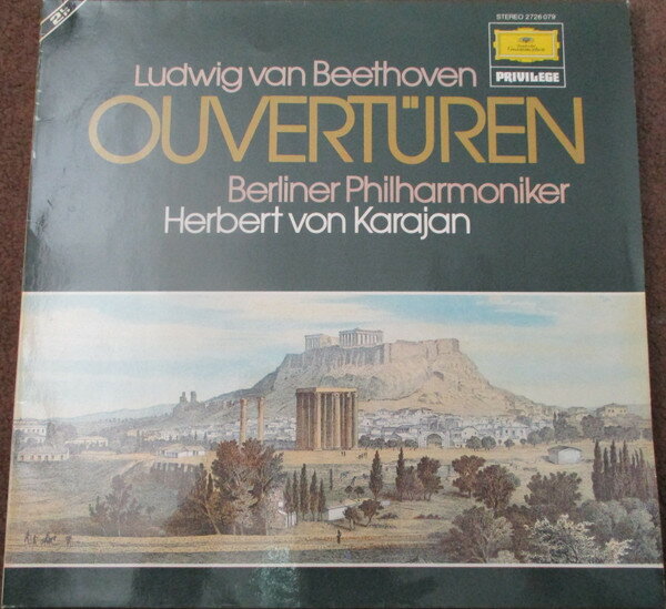 ・アーティスト Ludwig van Beethoven , Berliner Philharmoniker , Herbert von Karajan ・タイトル Ouvert?ren ・レーベル・型番 Deutsche Grammoph...