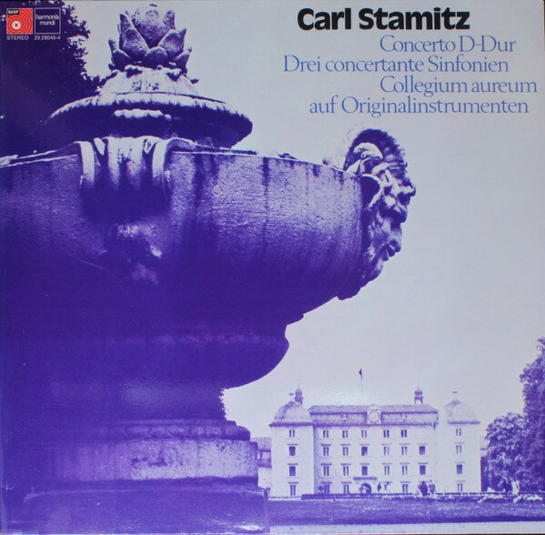 ・アーティスト Carl Stamitz, Collegium Aureum ・タイトル Concerto D-dur / Drei Concertante Sinfonien ・レーベル・型番 HARMONIA MUNDI 2929048...
