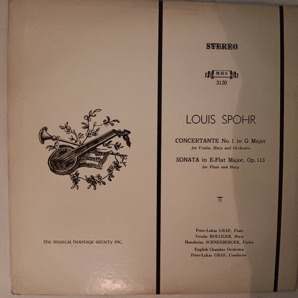 ・アーティスト Louis Spohr / Ursula Holliger , Harfe Hansheinz Schneeberger , Violine Peter-lukas Graf , Flote, Leitung English...