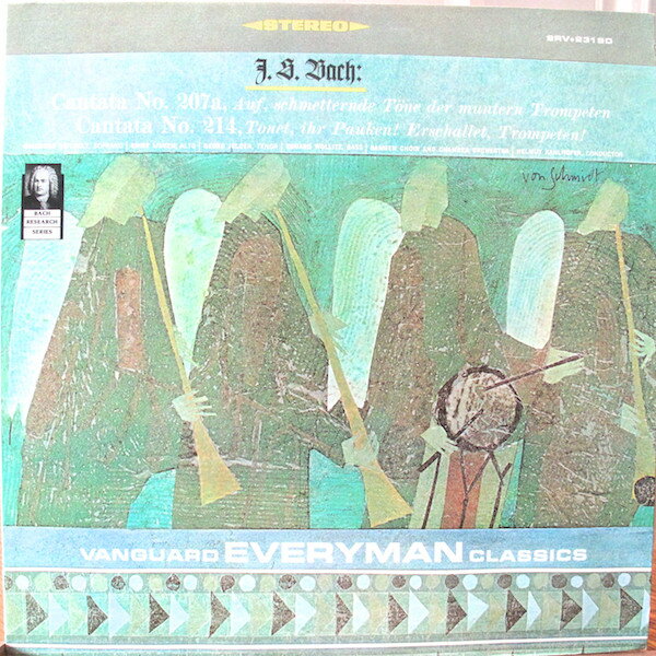 ・アーティスト Johann Sebastian Bach - Kantorei Barmen-gemarke, Helmut Kahlhofer ・タイトル Cantata No. 207a - Auf, Schmetternde Ton...