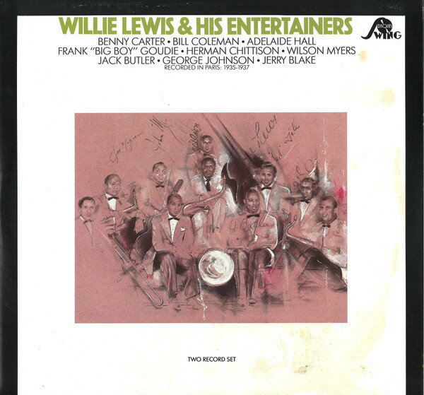 ・アーティスト Willie Lewis & His Entertainers ・タイトル Willie Lewis & His Entertainers ・レーベル・型番 ・フォーマット LPレコード ・コンディション(盤) 良い (VG...