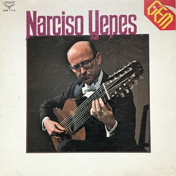 ・アーティスト Narciso Yepes ・タイトル Narciso Yepes ・レーベル・型番 LONDON GEM1178 ・フォーマット LPレコード ・コンディション(盤) 非常に良い(EX) ・コンディション(ジャケット) 可...