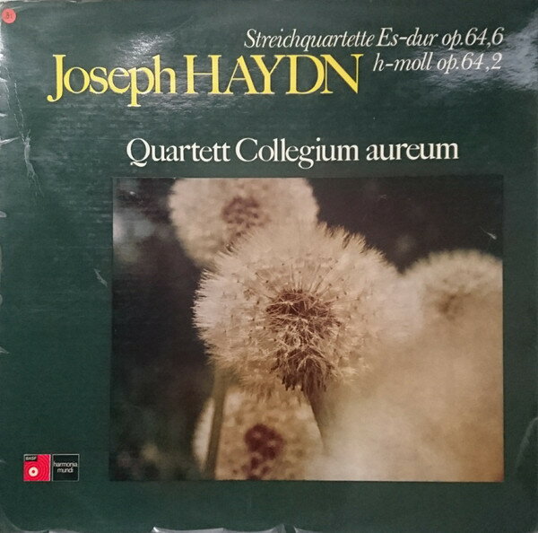 ・アーティスト Joseph Haydn / Quartett Collegium Aureum ・タイトル Streichquartette Op.64,6/ Op.64,2 ・レーベル・型番 BASF CRB339 ・フォーマット LP...