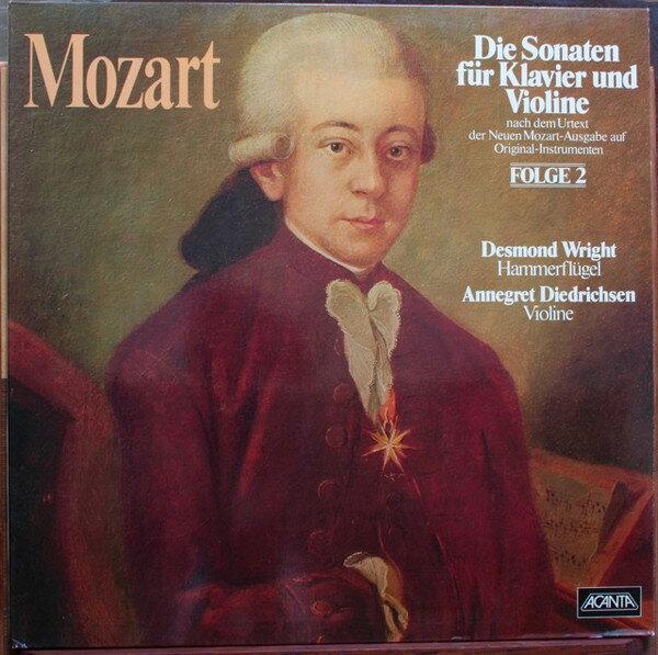 ・アーティスト Wolfgang Amadeus Mozart , Desmond Wright , Annegret Diedrichsen ・タイトル Die Sonaten F?r Klavier Und Violine Nach D...