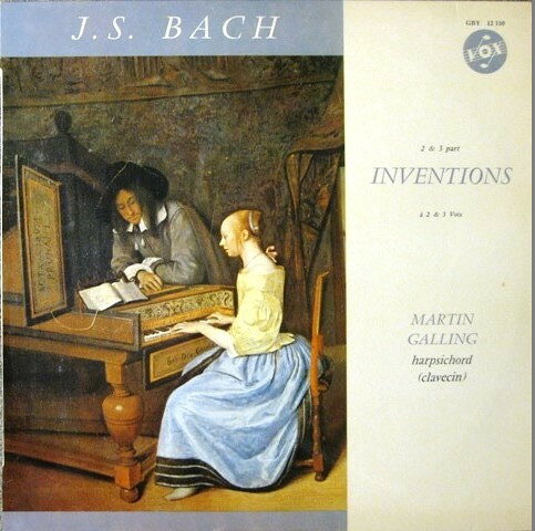 ・アーティスト Johann Sebastian Bach, Martin Galling ・タイトル 2 & 3 Part Inventions A 2 & 3 Voix ・レーベル・型番 VOX GBY12330 ・フォーマット LPレ...
