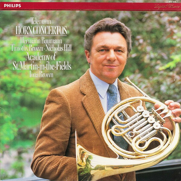 ・アーティスト Telemann, Hermann Baumann, Timothy Brown, Nicholas Hill, The Academy Of St. Martin-in-the-fields, Iona Brown ・タイ...