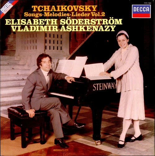 ・アーティスト Elisabeth S?derstr?m , Vladimir Ashkenazy ・タイトル Tchaikovsky: Songs Vol. 2 ・レーベル・型番 Decca SXDL7606 ・フォーマット LPレコード...