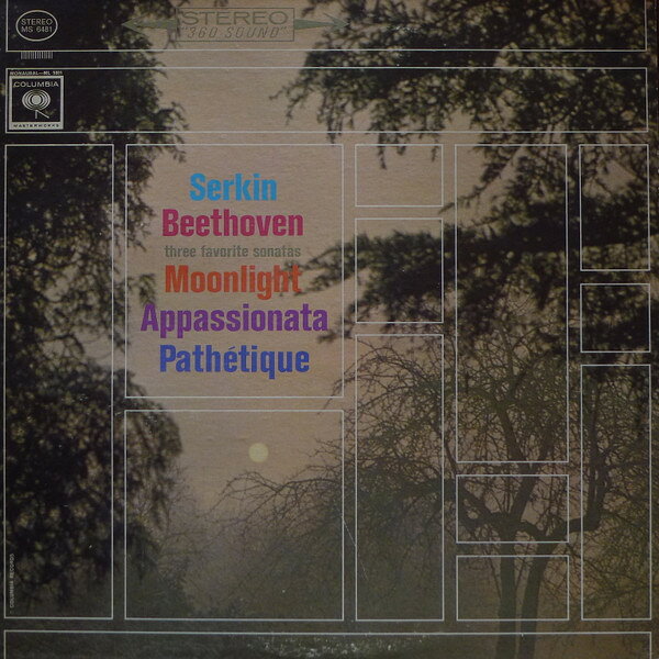 ・アーティスト Rudolf Serkin ・タイトル Beethoven: Three Favorite Sonatas Moonlight, Appassionata, Pathetique ・レーベル・型番 COLUMBIA MAST...