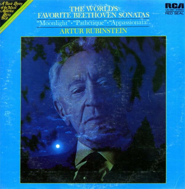 ・アーティスト Arthur Rubinstein ・タイトル World's Favorite Beethoven Sonatas Moonlight, Pathetique, Appassionata ・レーベル・型番 RCA RED ...