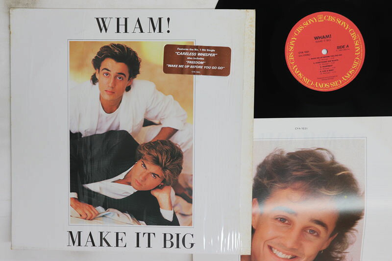 ・アーティスト Wham! ・タイトル Make It Big ・レーベル・型番 CBS/Sony CYA1031 ・フォーマット LPレコード ・コンディション(盤) 良い (VG+) ・コンディション(ジャケット) 良い (VG+) ・...