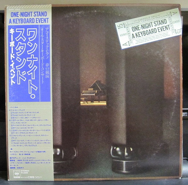・アーティスト Various ・タイトル One Night Stand: A Keyboard Event ・レーベル・型番 CBS/SONY 38AP2030PROMO ・フォーマット LPレコード ・コンディション(盤) 非常に良い...