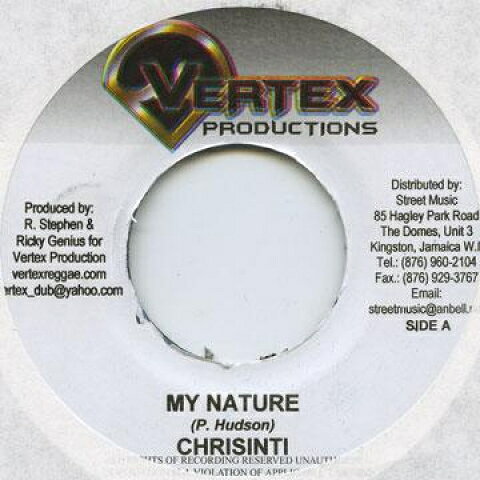 ・アーティスト Chrisinti / Jack Radics ・タイトル My Nature / Story Of Love ・レーベル・型番 ・フォーマット 7" ・コンディション(盤) 新品 (M) ・コンディション(ジャケット) ・...