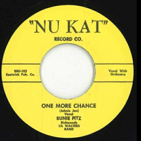 ・アーティスト Bunie Fitz ・タイトル One More Chance / Just A Fool For You ・レーベル・型番 ・フォーマット 7" ・コンディション(盤) 新品 (M) ・コンディション(ジャケット) ・コ...