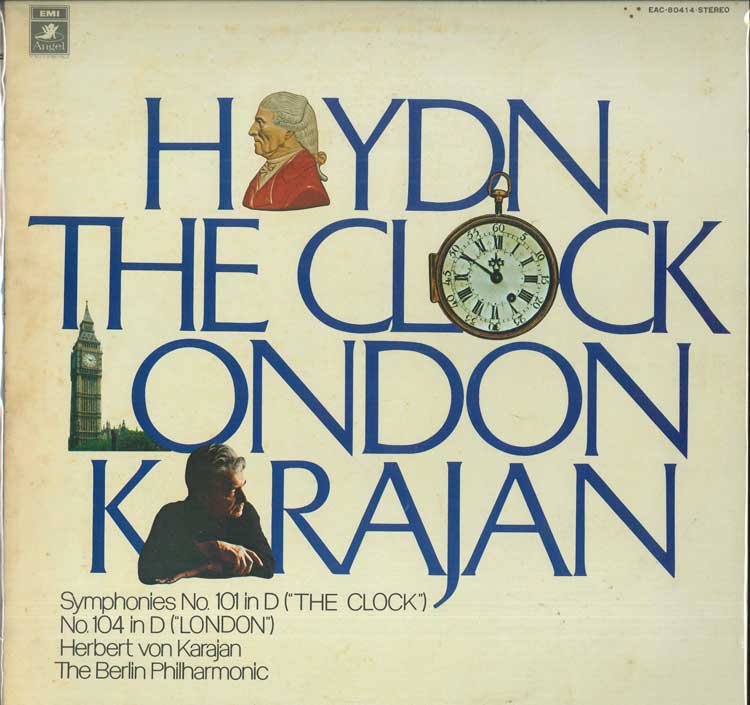 ・アーティスト Herbert von Karajan , Berliner Philharmoniker ・タイトル The Clock / London ・レーベル・型番 Angel Records EAC80414 ・フォーマット L...
