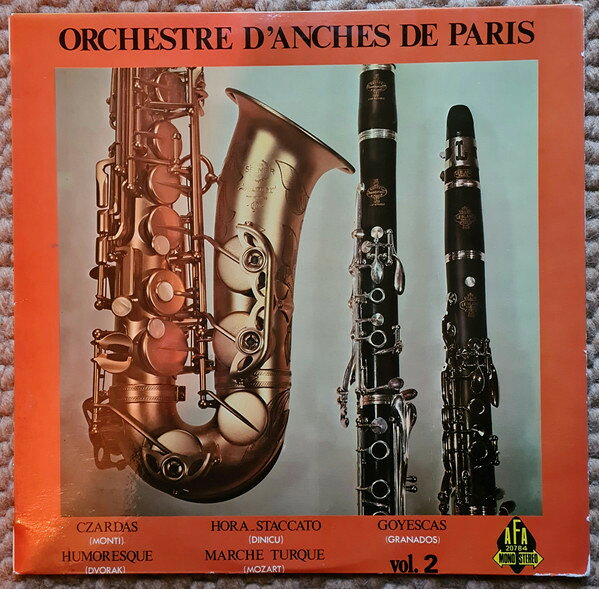 ・アーティスト Robert Truillard, Orchestre D'anches De Paris ・タイトル Orchestre D'anches de Paris Robert Truillard Vol. 2 ・レーベル・型番...