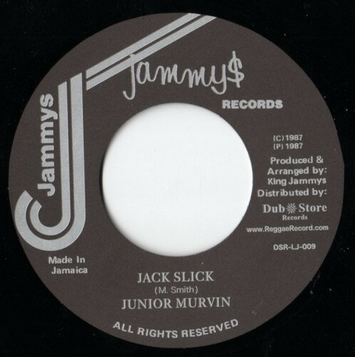 ・アーティスト Junior Murvin / Anthony Johnson ・タイトル Jack Slick / Dancehall Vibes ・レーベル・型番 Jammy's Records, Dub Store Records D...