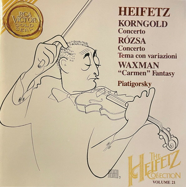 ・アーティスト Erich Wolfgang Korngold / Mikl?s R?zsa / Franz Waxman - Jascha Heifetz ・タイトル Concerto / Concerto / Tema Con Vari...