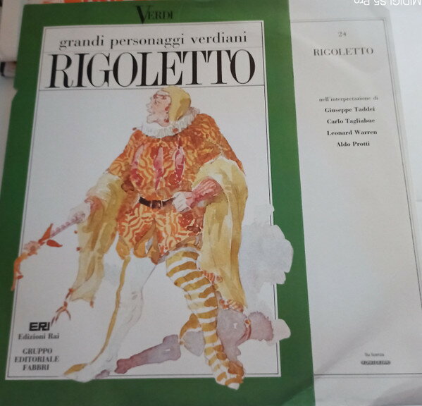・アーティスト Giuseppe Verdi ・タイトル Verdi: Edizioni Rai 24 - Rigoletto ・レーベル・型番 Gruppo Editoriale Fabbri 394247 ・フォーマット LPレコード ...