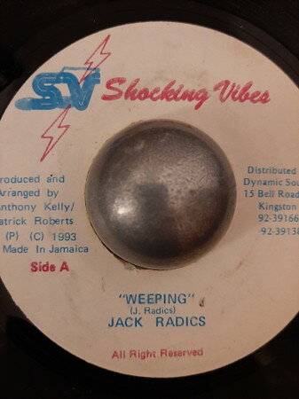 ・アーティスト Jack Radics ・タイトル "Weeping" ・レーベル・型番 Shocking Vibes NONE ・フォーマット 7インチレコード ・コンディション(盤) 良い (VG+) ・コンディション(ジャケット) ・...