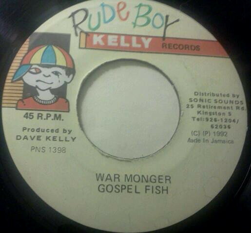・アーティスト Gospel Fish ・タイトル War Monger ・レーベル・型番 Rude Boy Kelly Records PNS1398 ・フォーマット 7インチレコード ・コンディション(盤) 良い (VG+) ・コンディ...