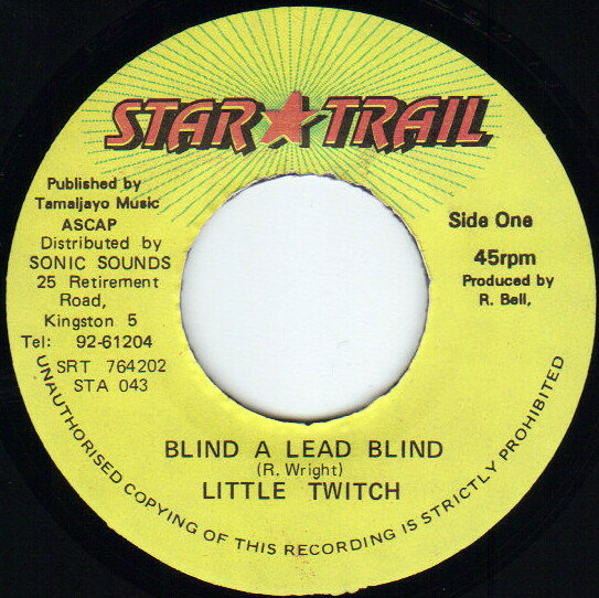 ・アーティスト Little Twitch ・タイトル Blind A Lead Blind ・レーベル・型番 Star Trail SRT764202 ・フォーマット 7インチレコード ・コンディション(盤) 良い (VG+) ・コンディ...