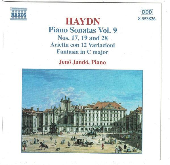 ・アーティスト Joseph Haydn - Jen? Jand? ・タイトル Piano Sonatas Vol. 9 (Nos. 17, 19 and 28) ・レーベル・型番 Naxos 8553826 ・フォーマット CD ・コンデ...