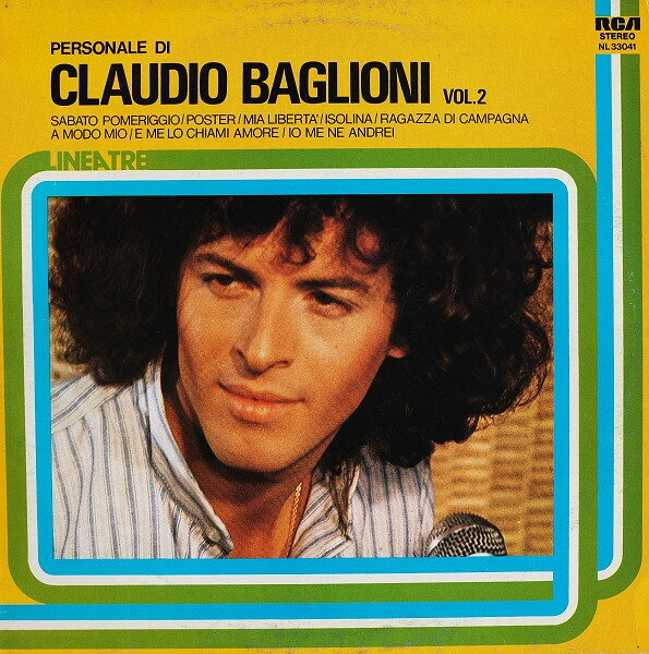 ・アーティスト Claudio Baglioni ・タイトル Personale Di Claudio Baglioni Vol. 2 ・レーベル・型番 RCA NL33041 ・フォーマット LPレコード ・コンディション(盤) 良い (...