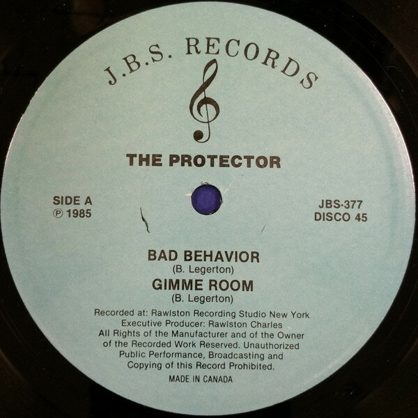 ・アーティスト Protector ・タイトル Bad Behavior ・レーベル・型番 J.B.S. Records JBS377 ・フォーマット 12インチレコード ・コンディション(盤) 可 (VG) ・コンディション(ジャケット)...