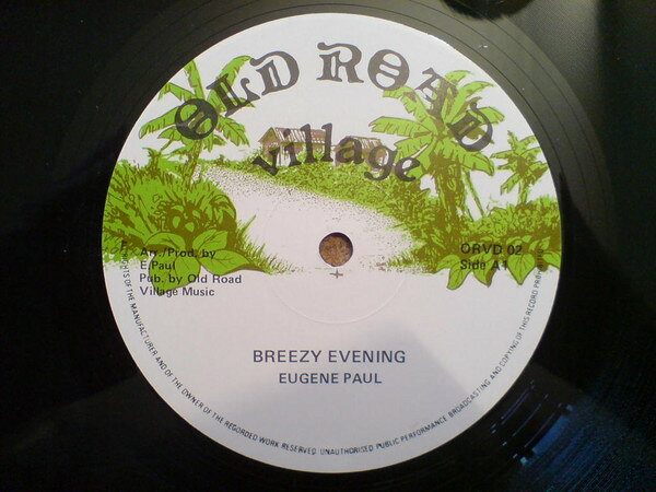 ・アーティスト Eugene Paul ・タイトル Breezy Evening ・レーベル・型番 Old Road Village ORVD02 ・フォーマット 12インチレコード ・コンディション(盤) 良い (VG+) ・コンディショ...
