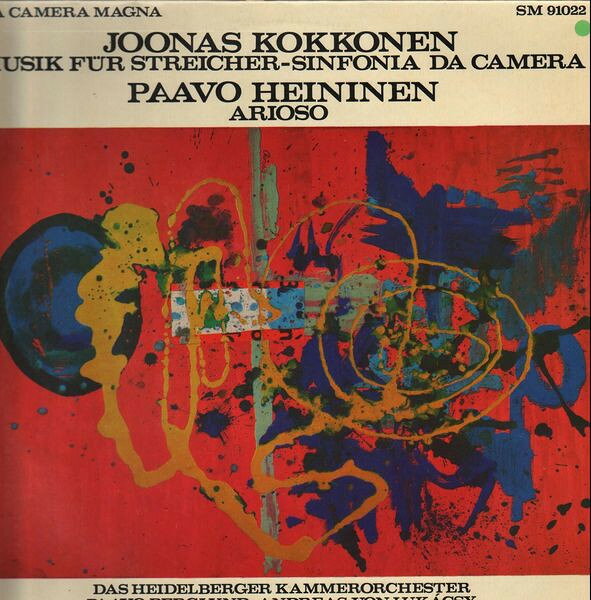 ・アーティスト Joonas Kokkonen , Paavo Heininen ・タイトル Musik Fur Streicher/ Sinfonia Da Camera/ Arioso ・レーベル・型番 Da Camera Magna ...