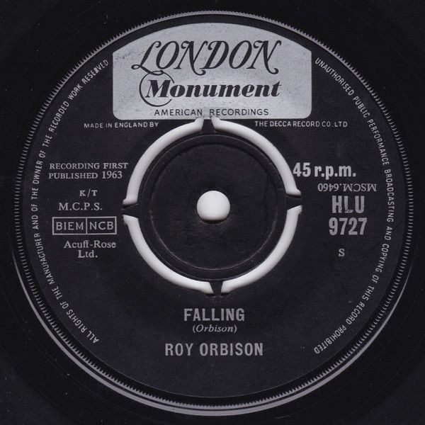 ・アーティスト Roy Orbison ・タイトル Falling / Distant Drums ・レーベル・型番 London Records, London American Recordings, London Monument H...