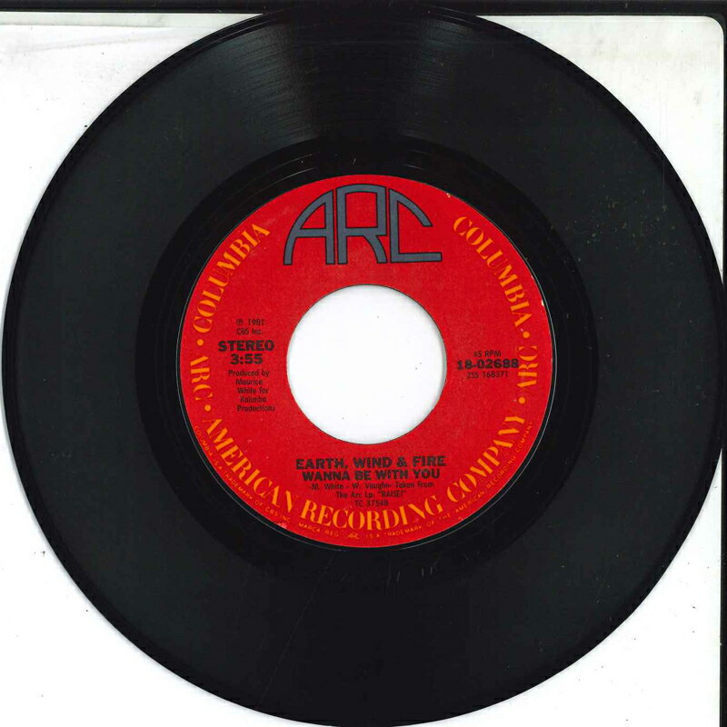 ・アーティスト Earth, Wind & Fire ・タイトル Wanna Be With You ・レーベル・型番 ARC 1802688 ・フォーマット 7インチレコード ・コンディション(盤) 良い (VG+) ・コンディション(ジ...