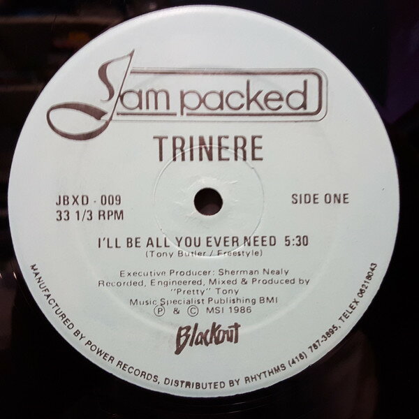 ・アーティスト Trinere ・タイトル I'll Be All You Ever Need ・レーベル・型番 JAM PACKED JBXD009 ・フォーマット 12インチレコード ・コンディション(盤) 可 (VG) ・コンディショ...