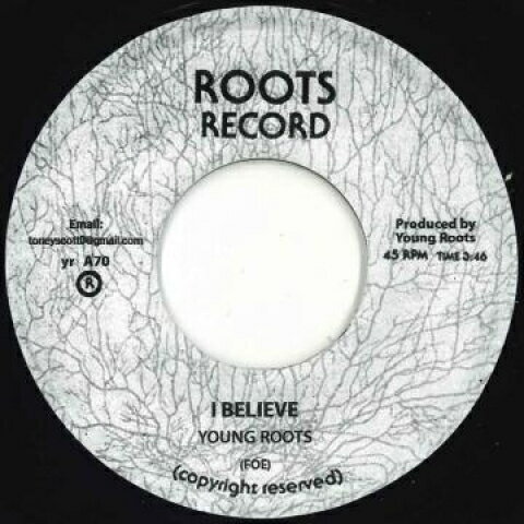 ・アーティスト Young Roots ・タイトル I Believe / Version ・レーベル・型番 Roots US RR01 ・フォーマット 7インチレコード ・コンディション(盤) 新品 (M) ・コンディション(ジャケット)...