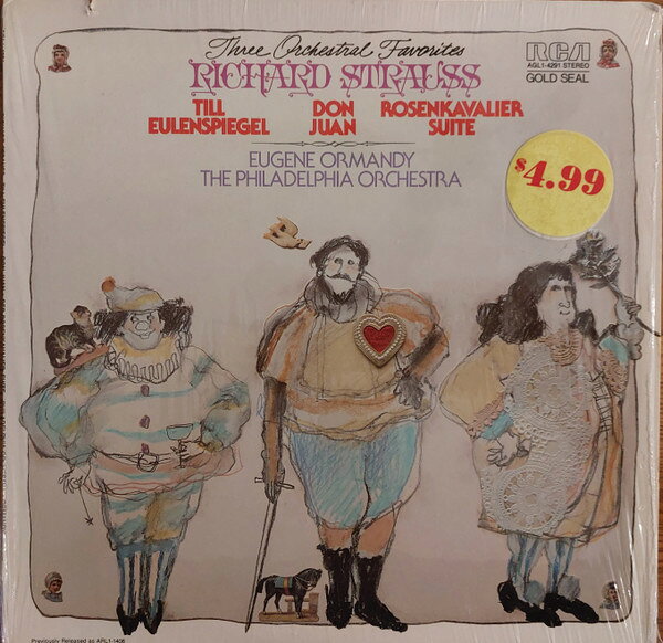・アーティスト Eugene Ormandy, The Philadelphia Orchestra ・タイトル Three Orchestral Favorites ・レーベル・型番 RCA GOLD SEAL AGL14291 ・フォー...