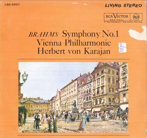 ・アーティスト Vienna Philharmonic - Herbert Von Karajan, Brahms ・タイトル Symphony No.1 In C Minor, Op. 68 ・レーベル・型番 RCA VICTOR LSC...