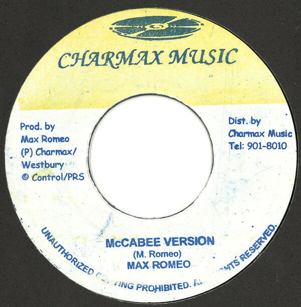 ・アーティスト Max Romeo ・タイトル McCabee Version ・レーベル・型番 Charmax Music NONE ・フォーマット 7インチレコード ・コンディション(盤) 良い (VG+) ・コンディション(ジャケット...
