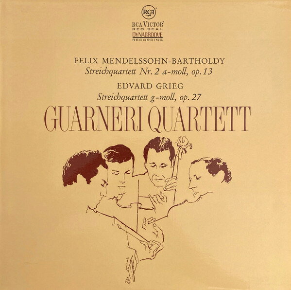 ・アーティスト Guarneri Quartet, Felix Mendelssohn-Bartholdy, Edvard Grieg ・タイトル Streichquartett Nr. 2 a-moll, op. 13 / Streich...
