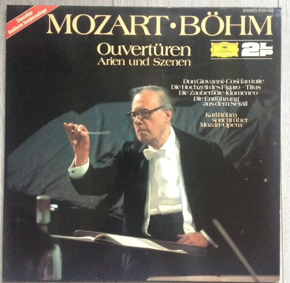 ・アーティスト Wolfgang Amadeus Mozart ? Karl B?hm ・タイトル Ouvert?ren, Arien Und Szenen ・レーベル・型番 Deutsche Grammophon 2720095 ・フォー...