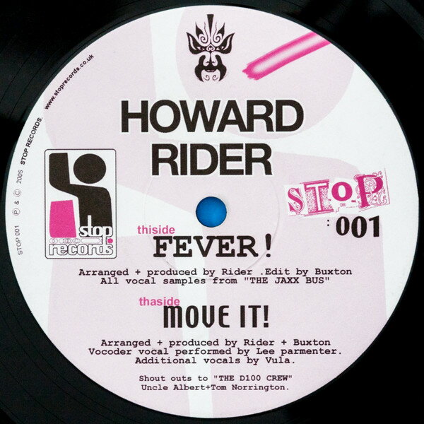・アーティスト Howard Rider ・タイトル Fever! ・レーベル・型番 Stop Records STOP001 ・フォーマット 10インチレコード ・コンディション(盤) 良い (VG+) ・コンディション(ジャケット) 良...