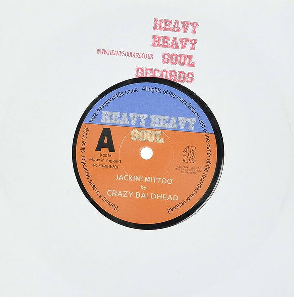 ・アーティスト Crazy Baldhead ・タイトル Jackin' Mittoo / September ・レーベル・型番 Heavy Heavy Soul ROR060HHS01 ・フォーマット 7インチレコード ・コンディション(...