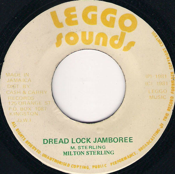 ・アーティスト Milton Sterling ・タイトル Dread Lock Jamboree / Dubwise ・レーベル・型番 Leggo Sounds NONE ・フォーマット 7インチレコード ・コンディション(盤) 良い (...