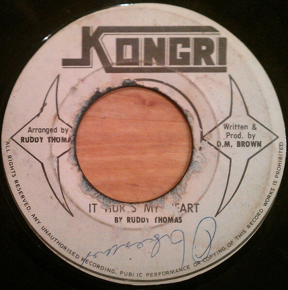 ・アーティスト Ruddy Thomas ・タイトル It Hurts My Heart ・レーベル・型番 Kongri NONE ・フォーマット 7インチレコード ・コンディション(盤) 悪い (VG-) ・コンディション(ジャケット) ...