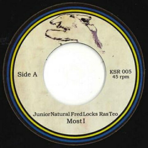 ・アーティスト Junior Natural, Fred Locks, Ras Teo ・タイトル Most I / Most I Dub ・レーベル・型番 King Solomon KSR005 ・フォーマット 7" ・コンディション(盤...