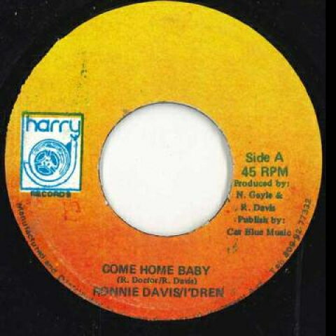 ・アーティスト Ronnie Davis, Idren ・タイトル Come Home Baby / Ease Up The Pressure ・レーベル・型番 Harry J none ・フォーマット 7" ・コンディション(盤) 新品 ...