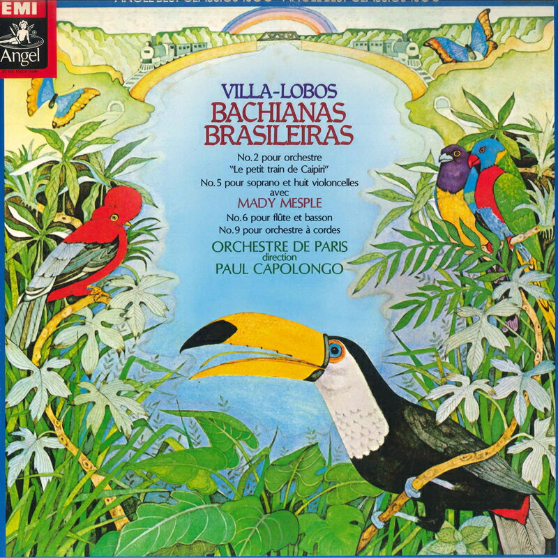 ・アーティスト ポール・カポロンゴ, パリ管弦楽団 ・タイトル ヴィラ=ロボス: ブラジル風バッハ 第2番, 第5番, 第6番, 第9番 ・レーベル・型番 ANGEL EAC55094 ・フォーマット LP ・コンディション(盤) 非常に良...