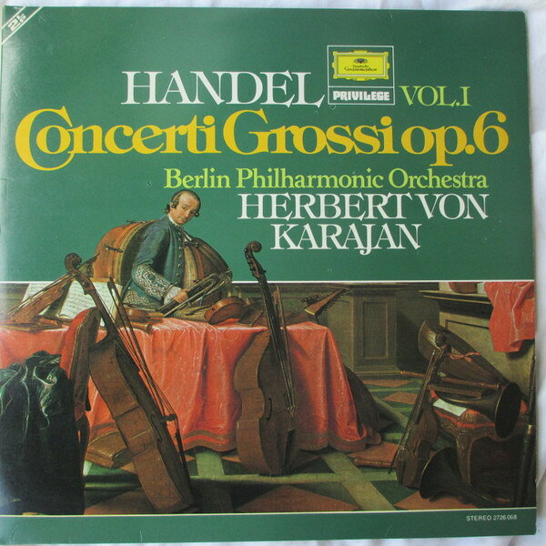 ・アーティスト Georg Friedrich H?ndel ? Berliner Philharmoniker, Herbert von Karajan ・タイトル Concerti Grossi Op.6 (Vol. 1) ・レーベル・...